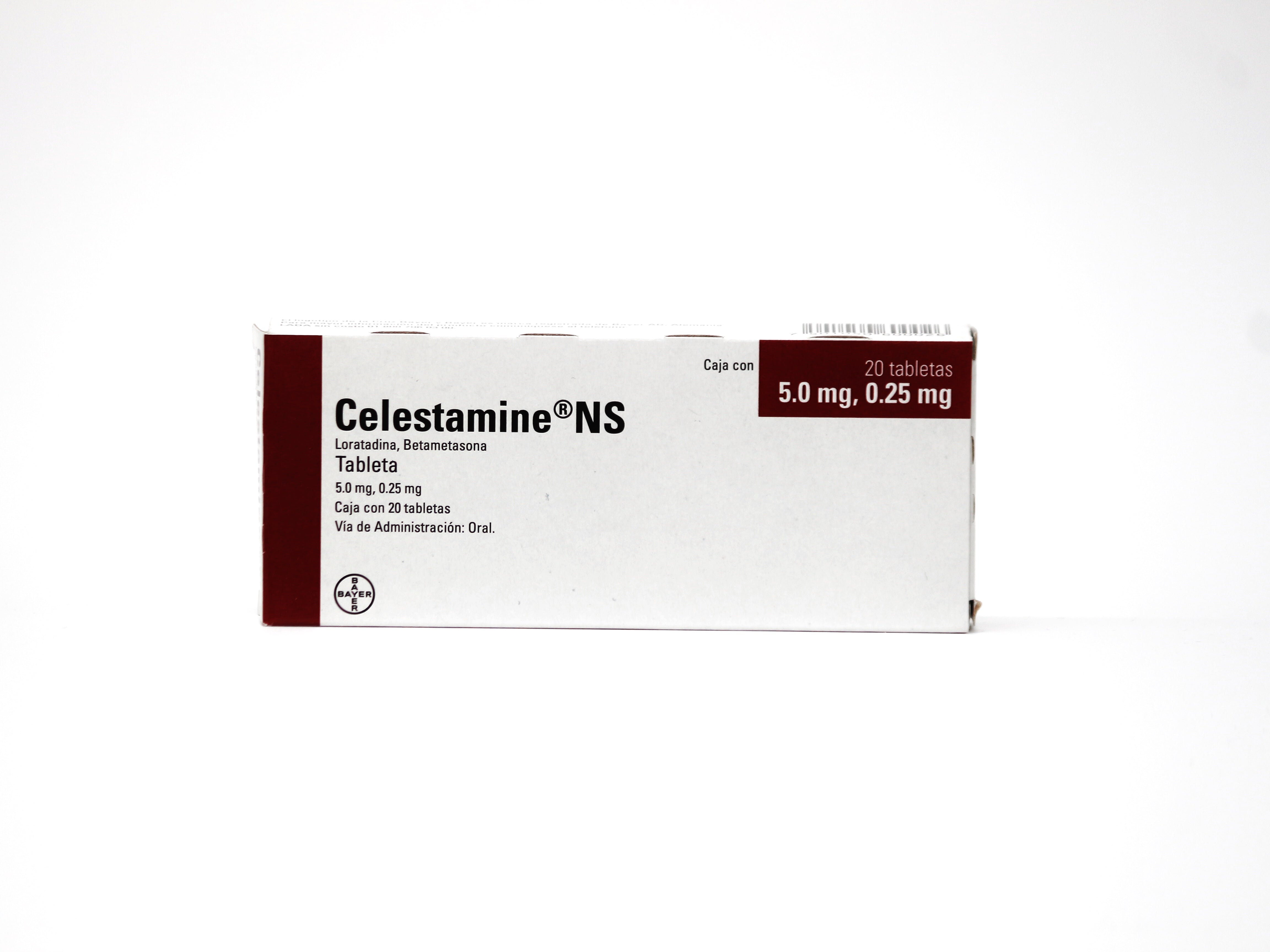 CELESTAMINE NS 50.0/0.25MG TAB C/20 – Proasse