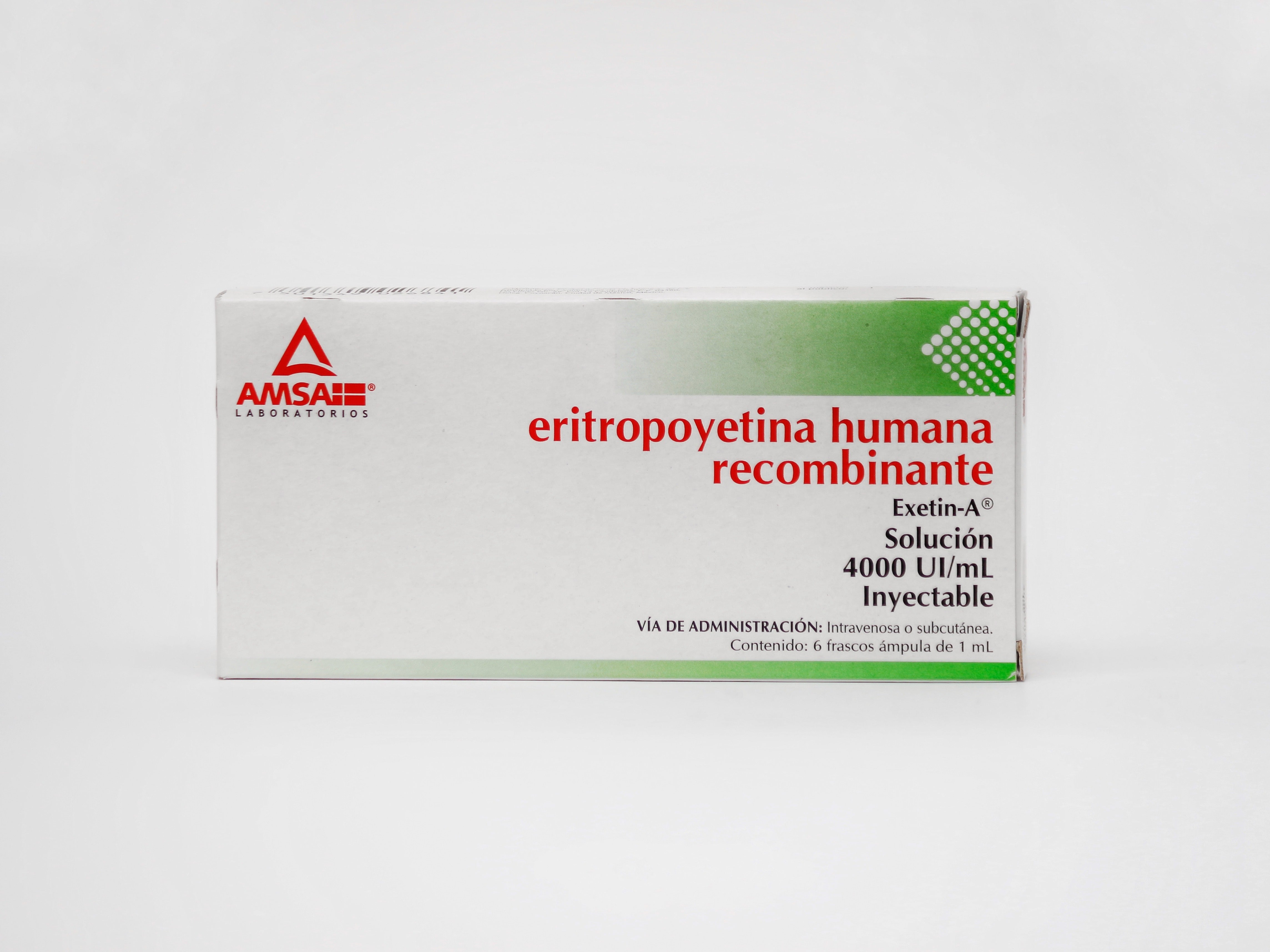 ERITROPOYETINA 4000UI C/6 FCO – Proasse